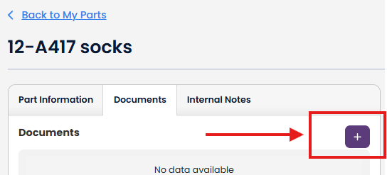 Adding Documents to Parts