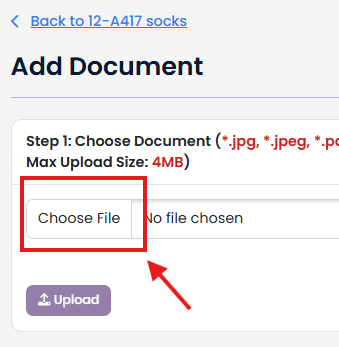Adding Documents to Parts