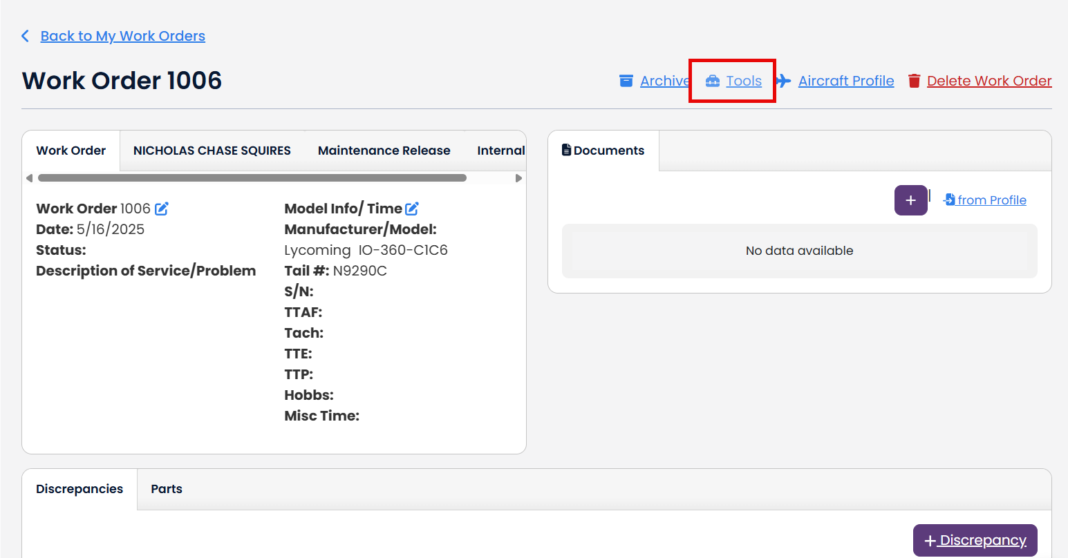 Creating Logbook Service Records (LSRs)