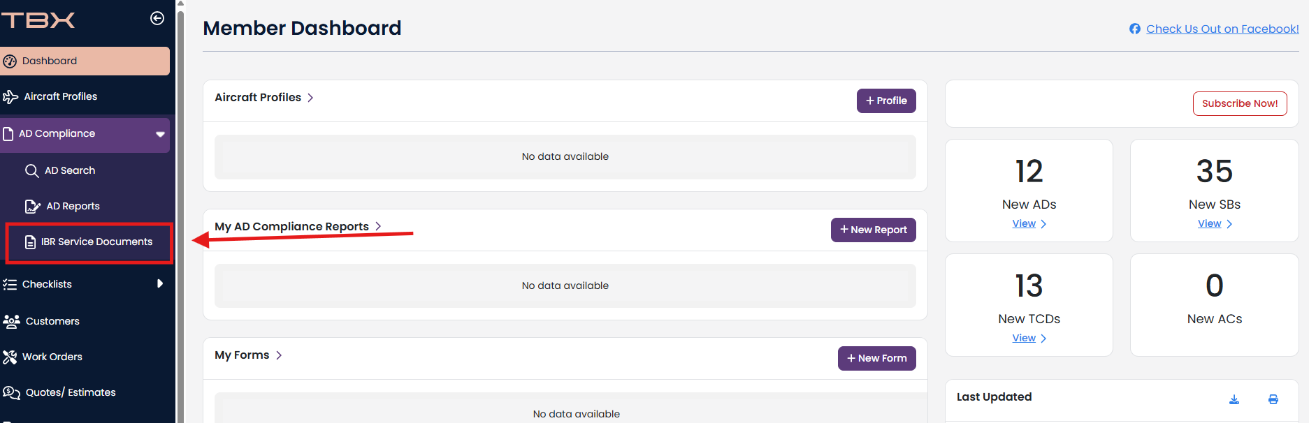 Referencing Service Bulletins & Service Documents (SBs)