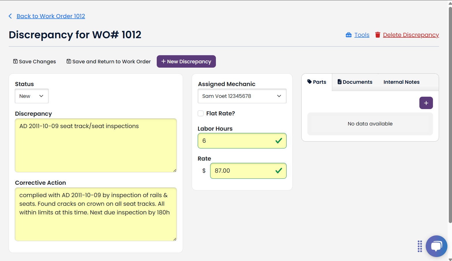 Building A Work Order